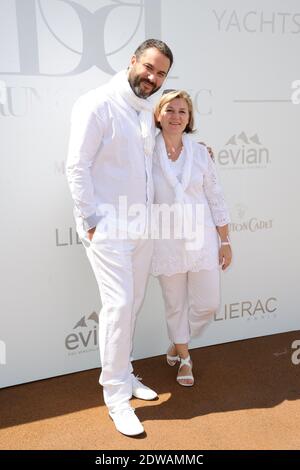 Catherine Toussaint, Bruce Toussaint attending the 'Brunch Blanc ...