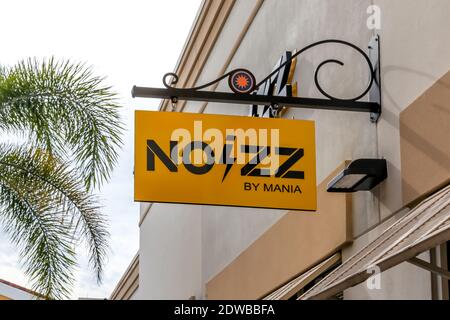 Noizz by Mania store sign in Orlando, Florida, USA Stock Photo - Alamy