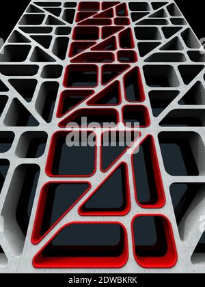 Art inspired by Design for a Building Facade of Two Storeys and Five ...