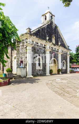 Facade of Labo Parish Church in Camarines Norte, Philippines Stock ...