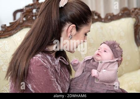 Exclusive - Princess Elia of the Albanians presents her newborn ...