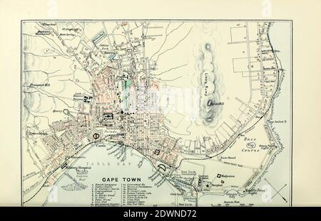 Ancient map of Cape Colony in Divisions with Basutoland and the Orange ...
