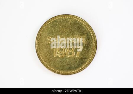 Samson Cigarette Tobacco token Stock Photo - Alamy
