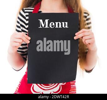 Close-up - The girl in the cafe has a baked rice dessert Stock Photo ...
