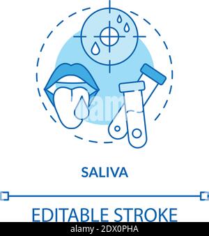 Saliva concept icon Stock Vector Image & Art - Alamy