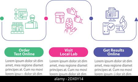 Lab test ordering vector infographic template Stock Vector Image & Art ...