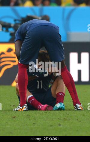 France's Antoine Griezmann crying after losing in Soccer World Cup 2014 ...