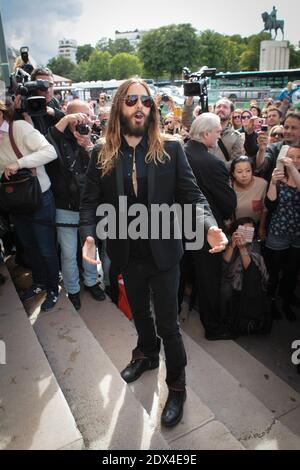 Jared Leto attending Giorgio Armani's Fall-Winter 2014/2015 Haute ...