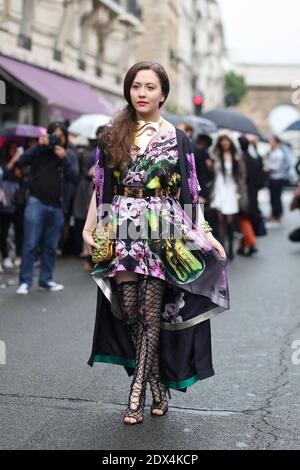 Street style, Georgiana Boboc (blogger: vintage traffic) arriving at ...