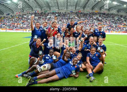 France's Team during the IRB Women's Rugby World Cup match Ireland v ...