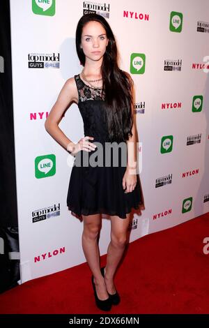 Lenox Tillman attends America's Next Top Model Cycle 21 premiere party ...