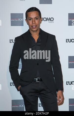 Livio Beshir attending the Vogue Man gala night sponsored by Duvetica ...