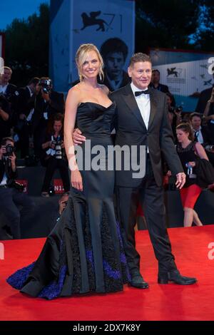 Rachel Roberts, Andrew Niccol arriving for the premiere of the film ...