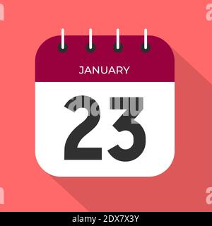23th day of the month icon. Event schedule date. Calendar date of May ...