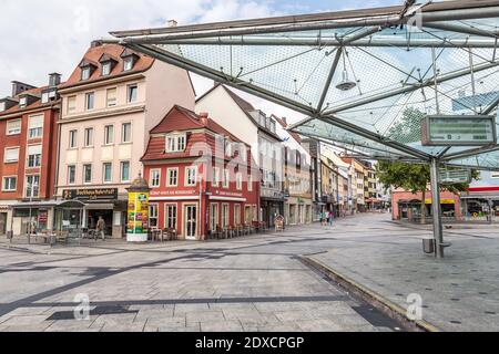 SCHWEINFURT, GERMANY - CIRCA AUGUST, 2018: The market square alias ...
