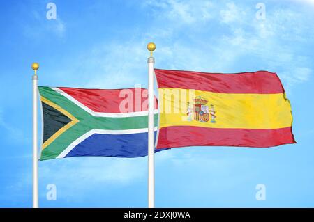 Spanish vs South Africa, African New Year celebration sparkling ...