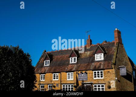The Bakers Arms pub, Bugbrooke, Northamptonshire Stock Photo - Alamy
