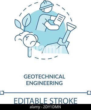 Geotechnical engineering concept icon Stock Vector Image & Art - Alamy