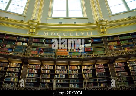 The British Library Reading Room, British Museum, London, 1857. Before ...