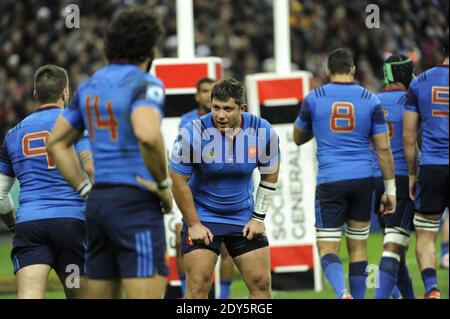 France's Benjamin Kayser during the friendly rugby match, France vs ...