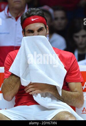 France's Gael Monfils vs Switzerland's Roger Federer in the Final of ...