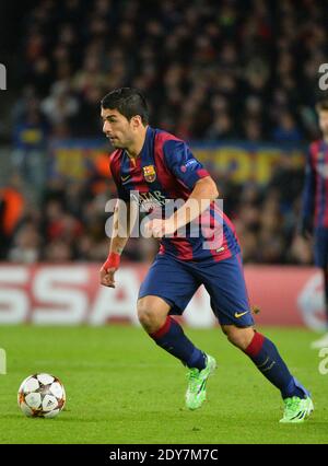 Barcelona's Luis Suarez during the UEFA Champions League soccer match ...