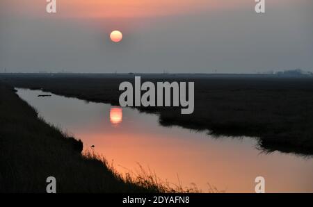 The magnificent sight of China's largest freshwater lake, Poyang Lake ...