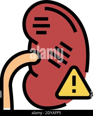renal cyst color icon vector illustration Stock Vector Image & Art - Alamy