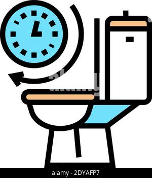 frequent urination line icon vector illustration Stock Vector Image ...