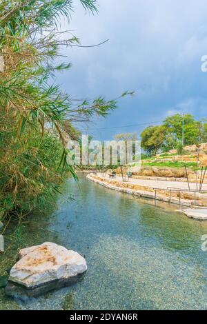 Gan Hashlosha National Park, natural lake, Jisraeltal, Israel Stock ...