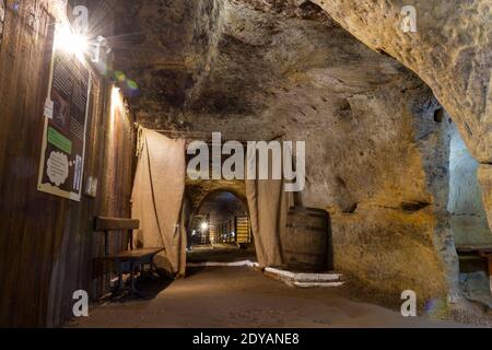 General view inside the City of Caves (this is now the cafe area ...
