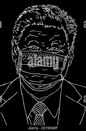 Drawing by Xi Jinping, President of the People's Republic of China ...