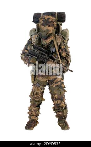 Undated file picture shows a member of the French Army's 13eme RDP ...