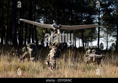 Undated file picture shows members of the French Army's 13eme RDP (13th ...