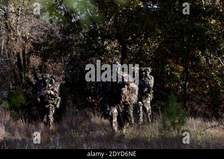 Undated file picture shows members of the French Army's 13eme RDP (13th ...