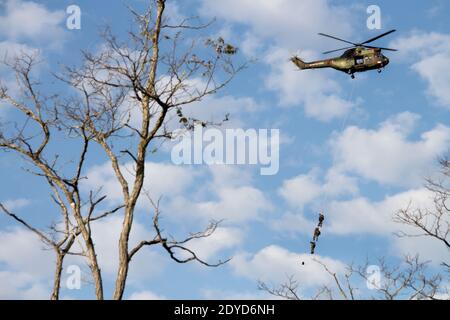 Undated file picture shows members of the French Army's 13eme RDP (13th ...