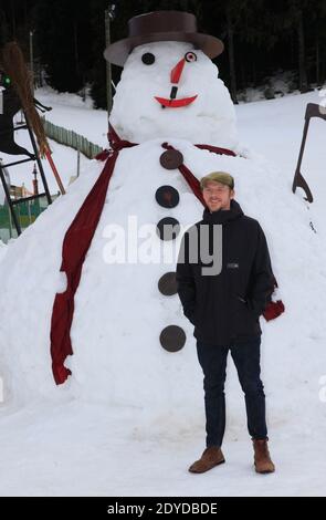 Simon Pegg posing at a photocall during the 20th Fantastic'Arts Film ...