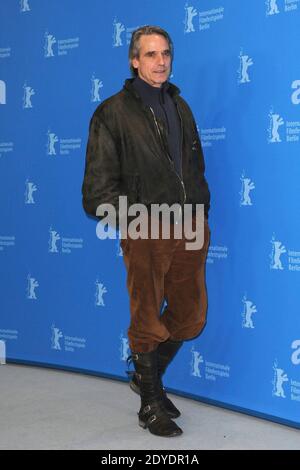 British actor Jeremy Irons attending the 'Night Train to Lisbon' Press ...