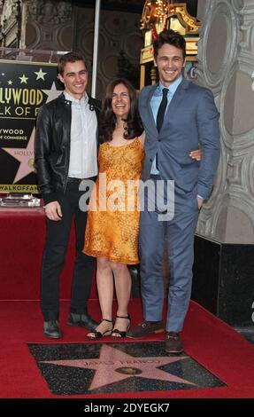 Betsy Lou Franco, James Franco, James Franco honored on the Hollywood ...