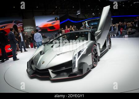 Lamborghini Veneno Geneva Motor Show Stock Photo - Alamy