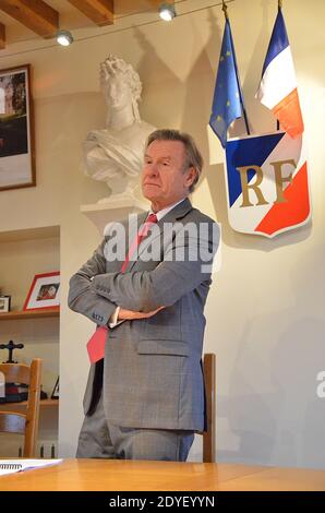 French opposition right-wing UMP party candidate, Jean-Francois Mancel ...