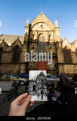 Before-After / Rennes. Old photos of Rennes given in their current ...