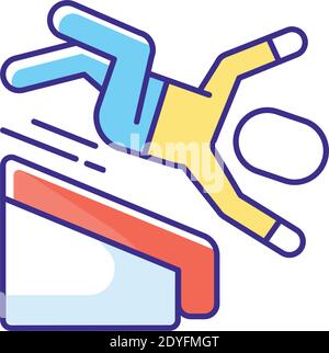 Falling from height icon Stock Vector Image & Art - Alamy
