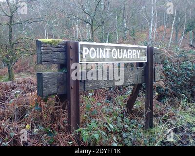 Point Quarry Forest of Dean Stock Photo - Alamy