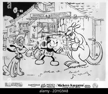 WALT DISNEY's MICKEY MOUSE and PLUTO in MICKEY'S GARDEN 1935 director ...