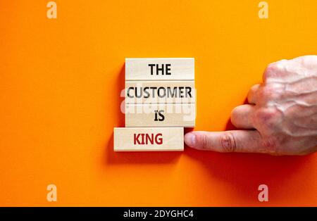 Word writing text Customer Is King. Business photo showcasing Serve ...