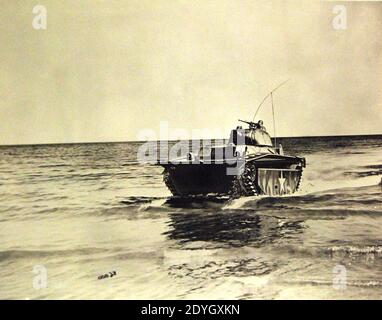 Landing Vehicle Tracked (LVT) Water Buffalo, amphibious warfare vehicle ...