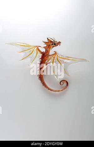 Sandra Young glass artist Stock Photo - Alamy