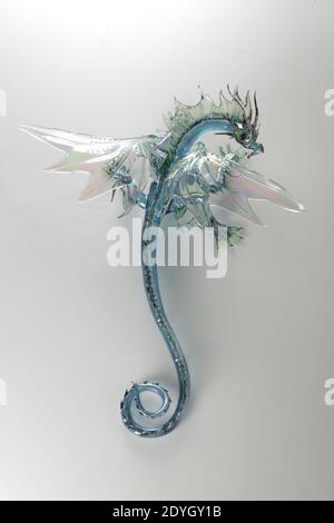 Sandra Young glass artist Stock Photo - Alamy