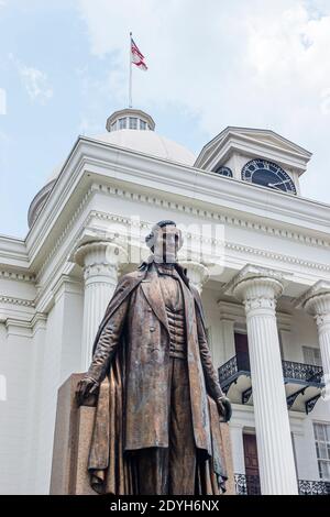 Statue of President Jefferson Davis of the Confederate States of ...